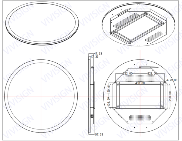Round Displays - Vivisign-Digital Signage